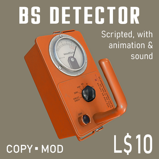 Second Life Marketplace - BS Detector